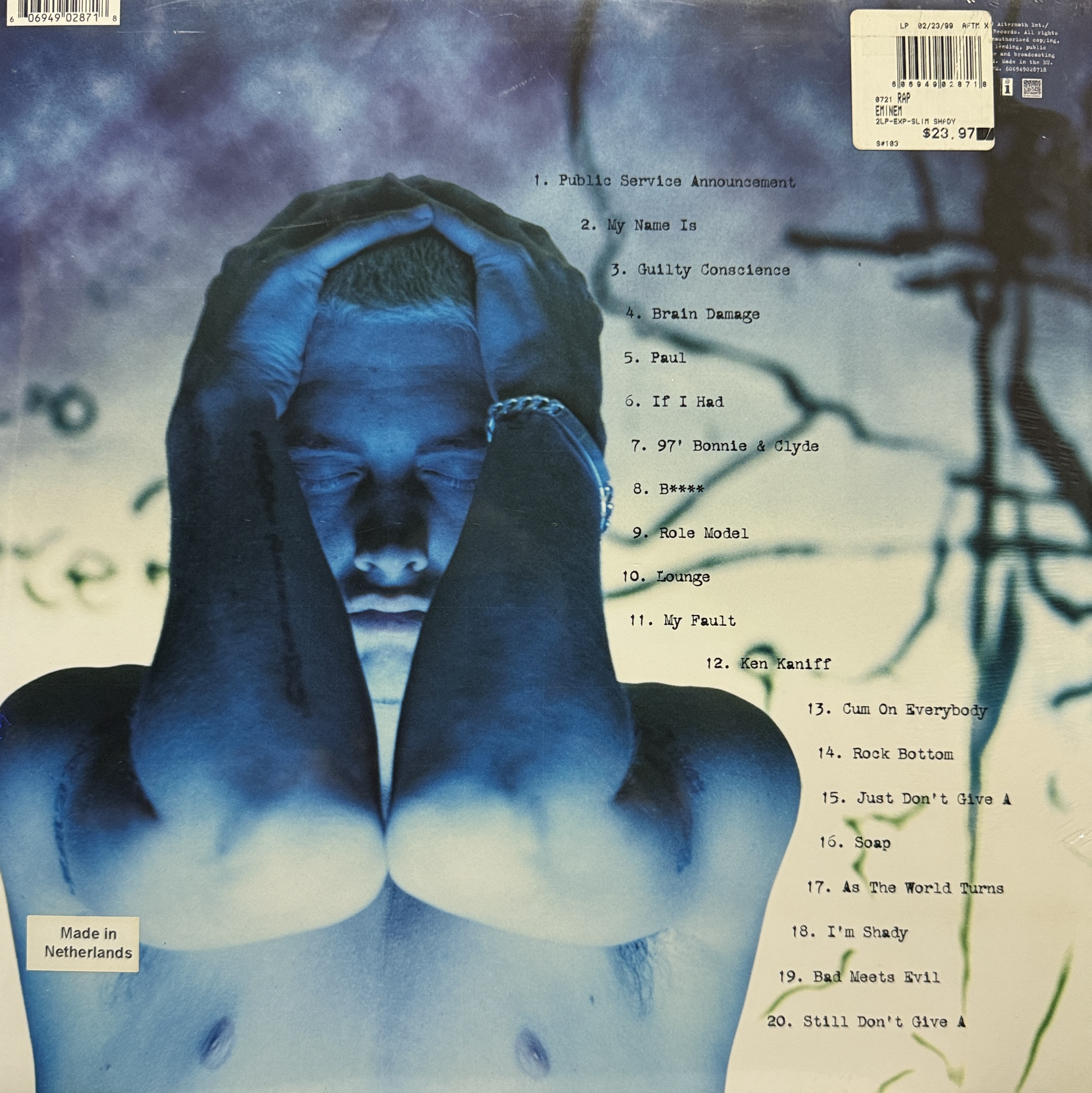 Eminem – The Slim Shady LP (Double Vinyl LP, 1999, Aftermath ...