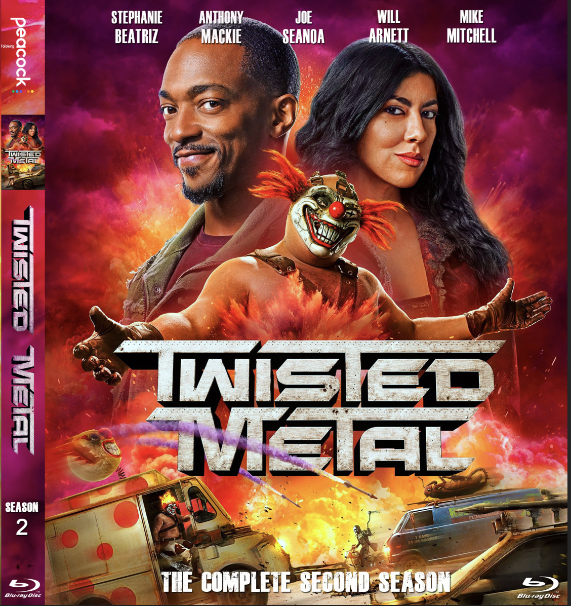 Twisted Metal – Season 2 (Blu-ray, 2025, Sony Pictures Television) All Region, 2-Disc Set, New ...